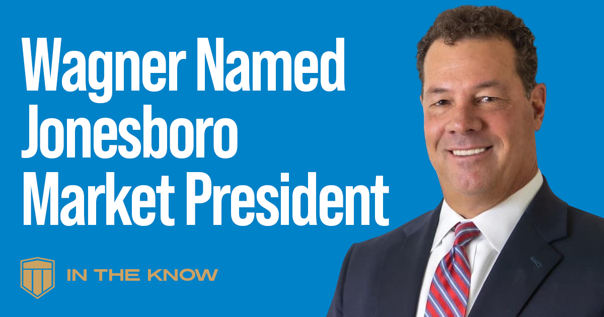 Armor Bank Names Bryan Wagner Jonesboro Market President